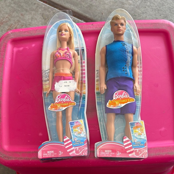 Mattel | Toys | Barbie A Mermaid Tale Dollsbarbie And Ken | Poshmark